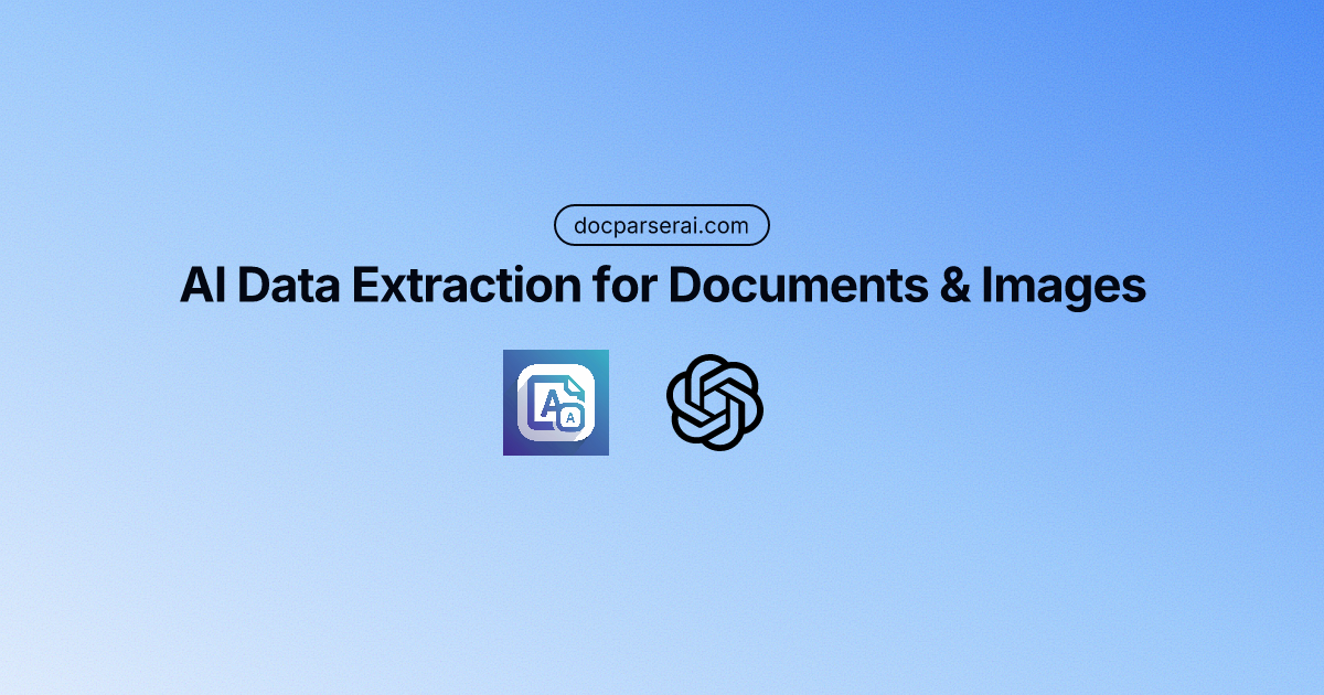 DocParserAI: Advanced AI Extractor for Documents & Images
